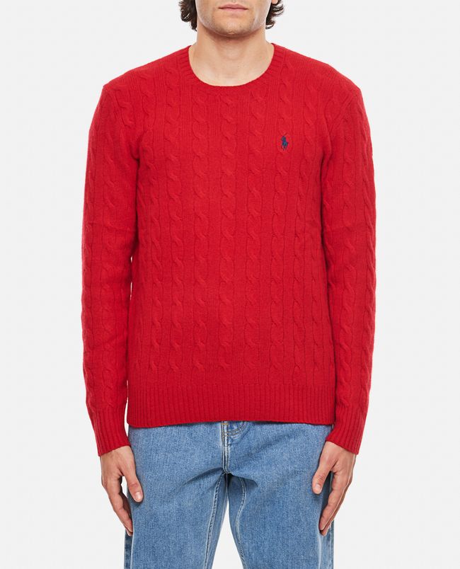 Cable Knit Wool Cashmere Jumper For Men Polo Ralph Lauren Biffi