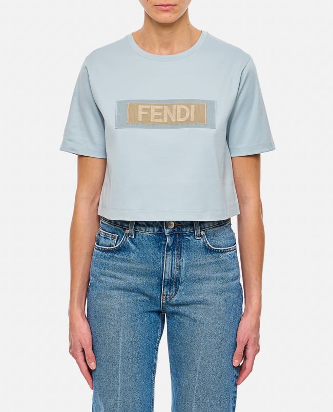 T SHIRT FENDI RIBBON for Women - Fendi | Biffi
